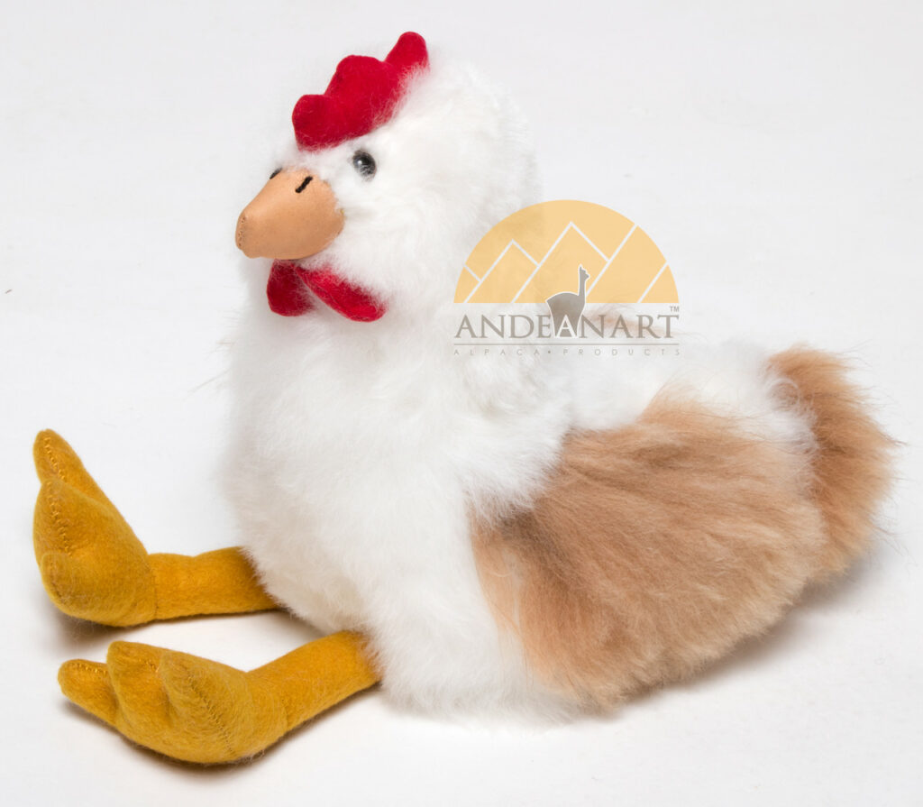 Alpaca Fur Chicken 14" tall – Alpaca Fur Stuffed Animal – US STOCK ...
