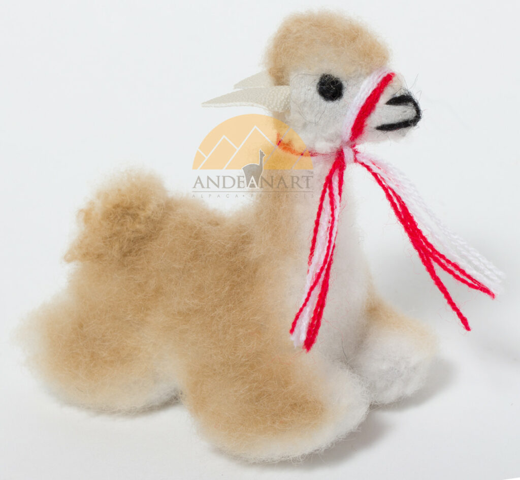 Vicuna / Llama / Alpaca Figurine - Lamb Wool - Alpaca Figurine Animal ...